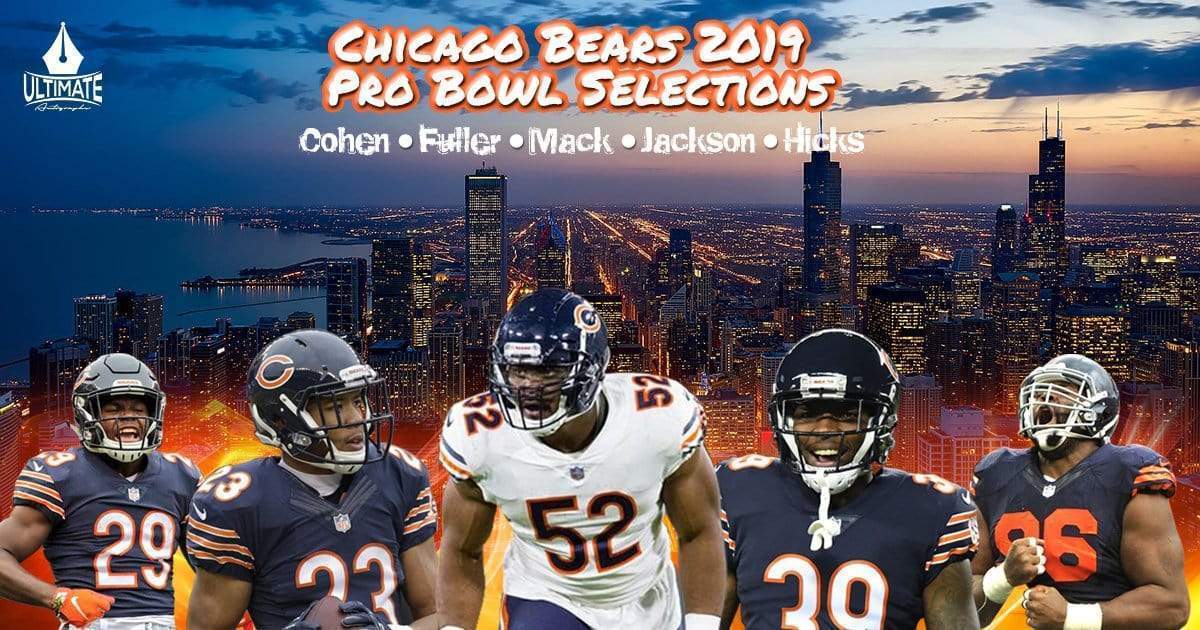 Five Chicago Bears Named to 2019 NFL Pro Bowl — Ultimate Autographs