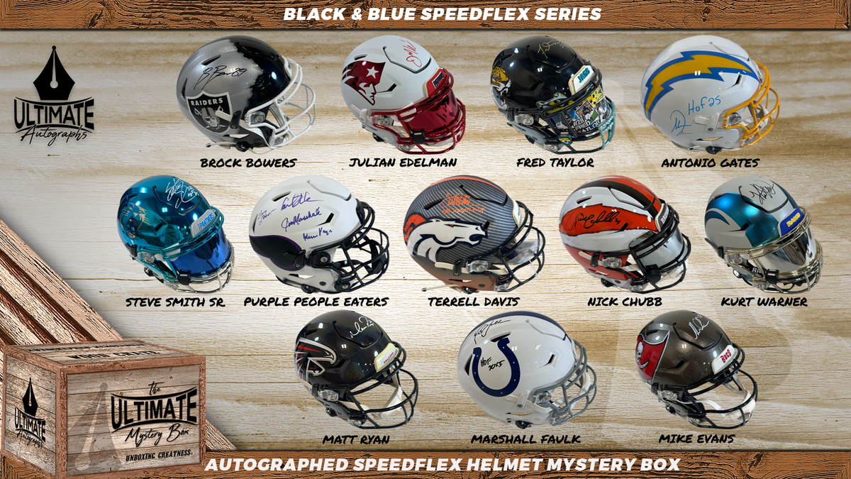 Live Break #4 - *SINGLE BOX BREAK* - Autographed Black and Blue SpeedF ...