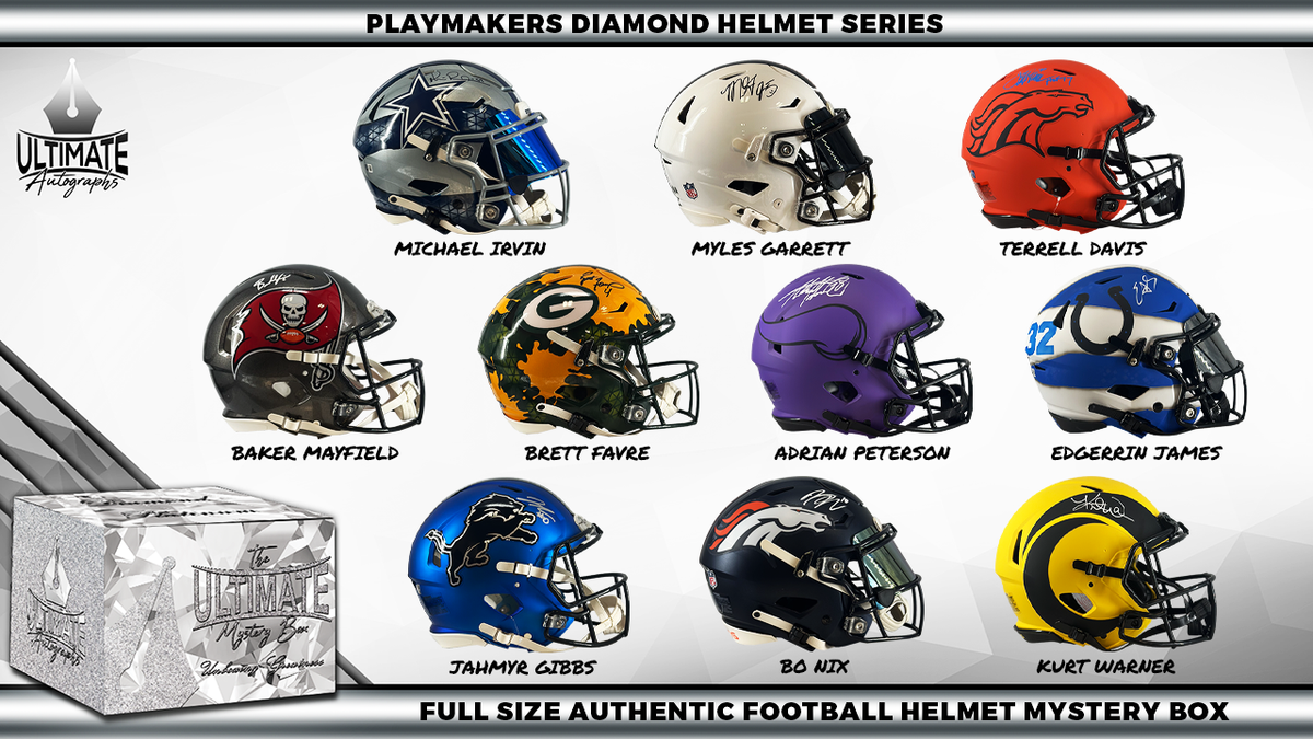 Live Break #1 - *SINGLE BOX BREAK* - ("Playmakers") Autographed Full S ...