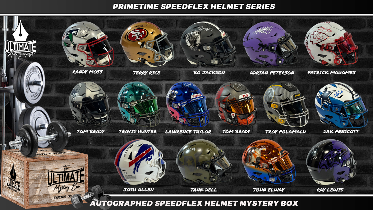 Live Break #4 - *SINGLE BOX BREAK* - Autographed Full Size SpeedFlex H — Ultimate Autographs