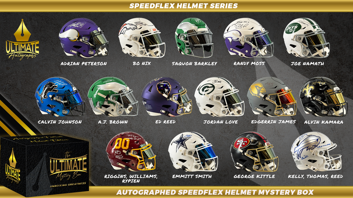 Live Break #1 - *QUAD BOX BREAK* - Autographed SpeedFlex Mystery Box S ...