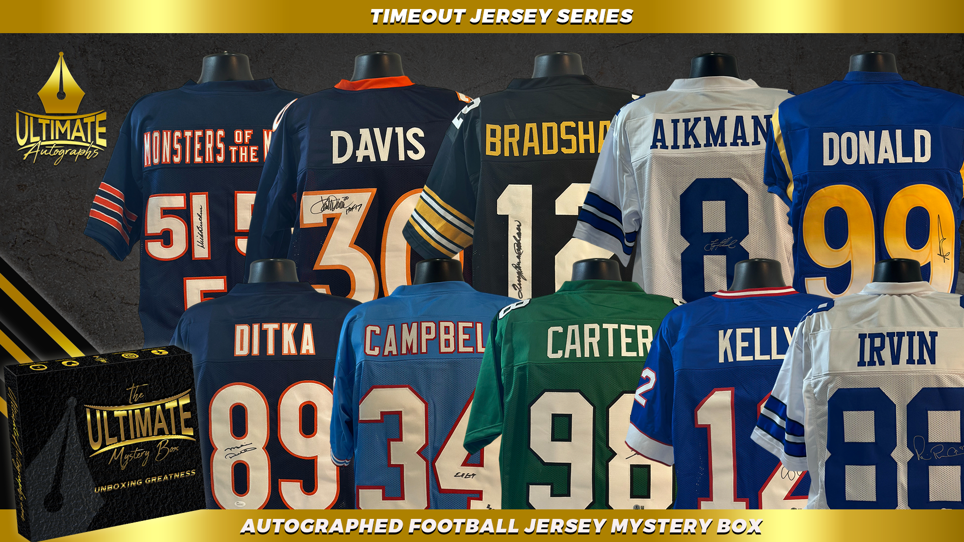 Football Mystery Box | NFL Mystery Box | Ultimate Autographs